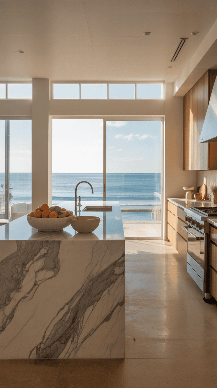 Inside a Chic Kitchen Modern Beach House Interior Design - My Beach ...