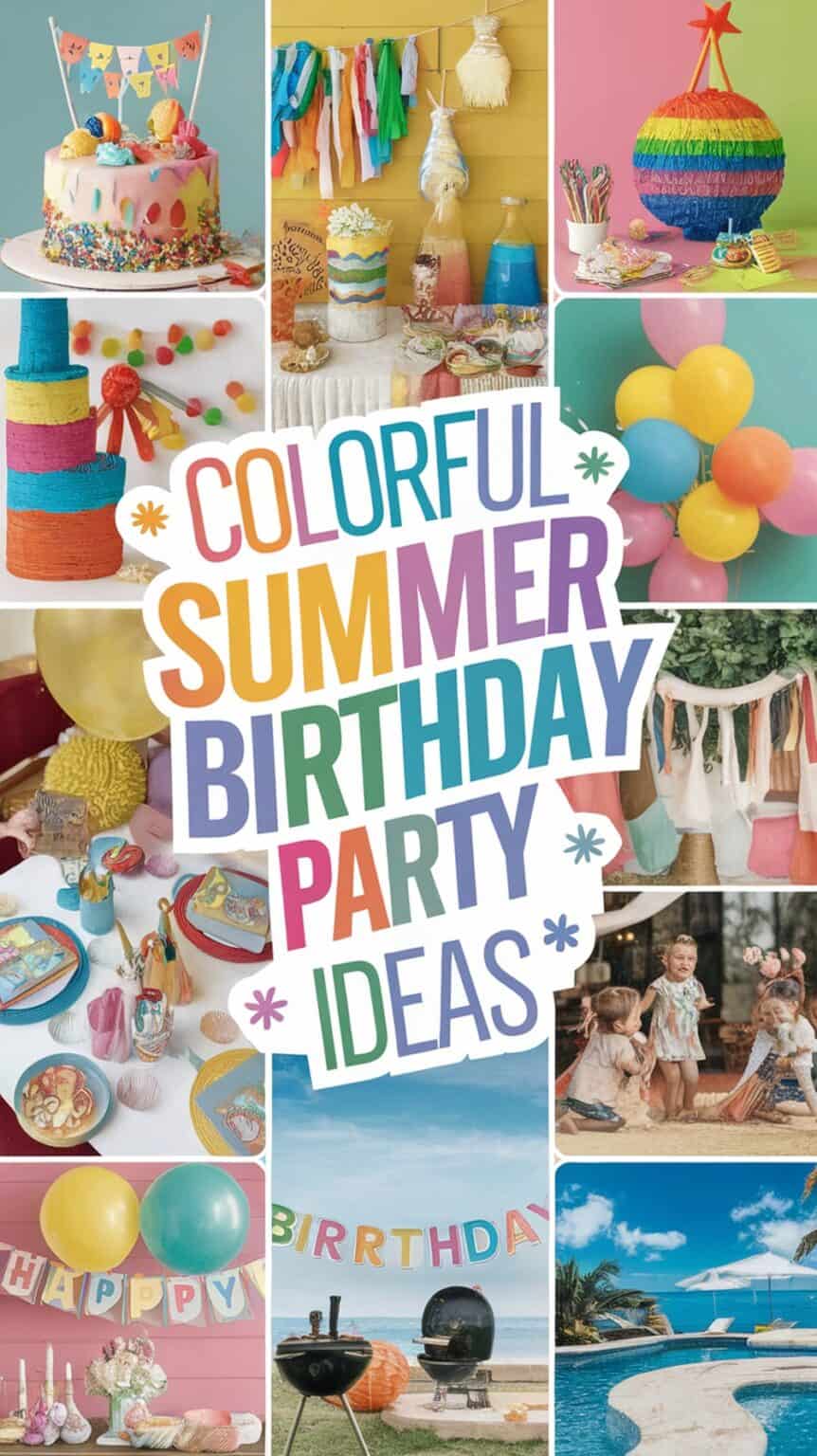 Party Ideas for Summer Birthdays That Keep Kids Smiling - My Beach ...