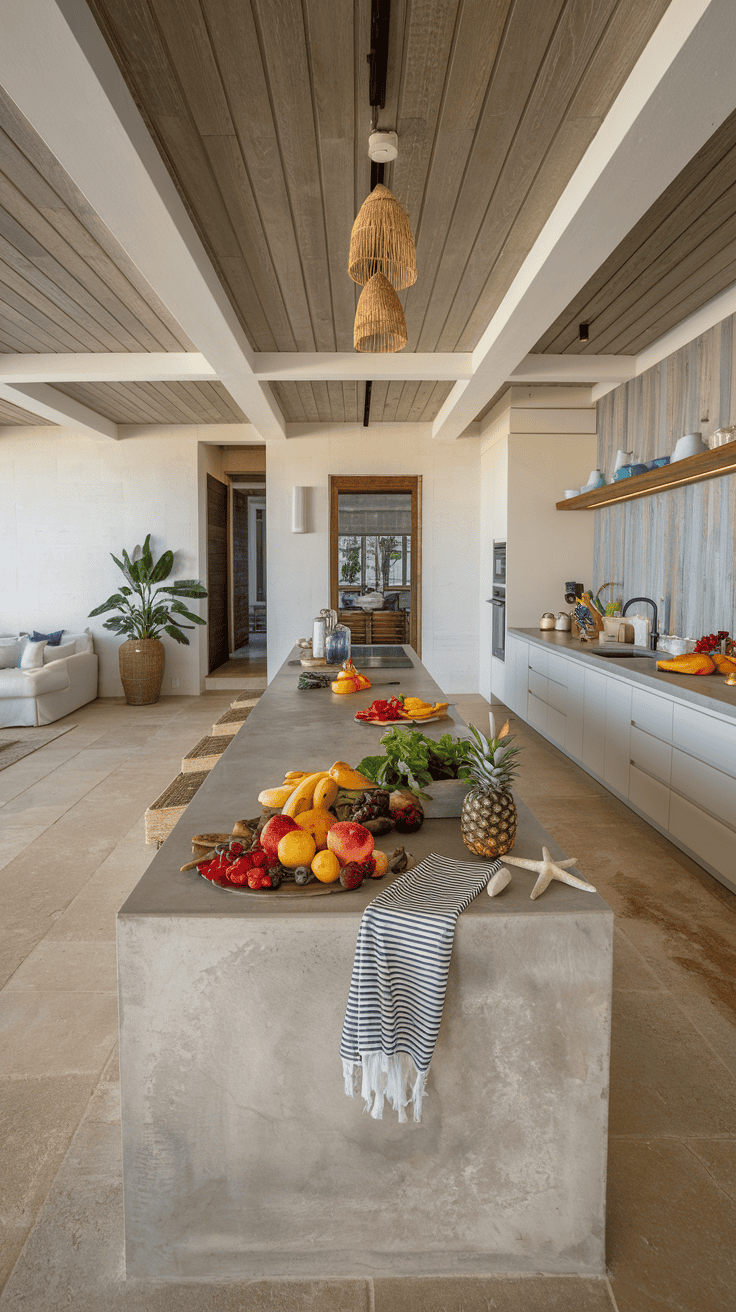 Inside a Chic Kitchen Modern Beach House Interior Design - My Beach ...
