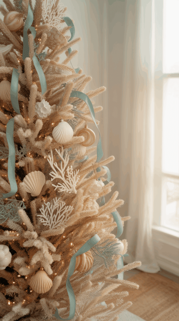 Beach Themed Christmas Tree That Brings the Ocean Indoors - My Beach ...