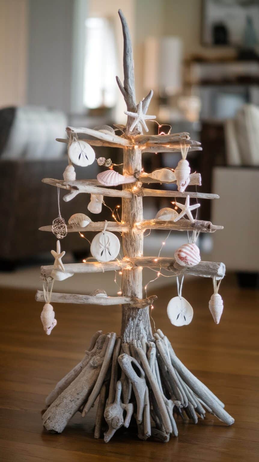 Beach Themed Christmas Tree That Brings the Ocean Indoors - My Beach ...