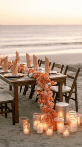 Fall Beach Wedding Decor That’s Perfectly Seasonal and Seaside - My ...