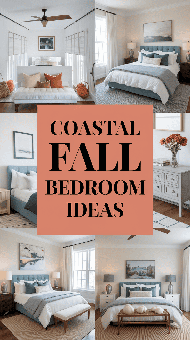 Coastal Fall Bedroom Ideas for a Breezy Autumn Refresh - My Beach Lifestyle
