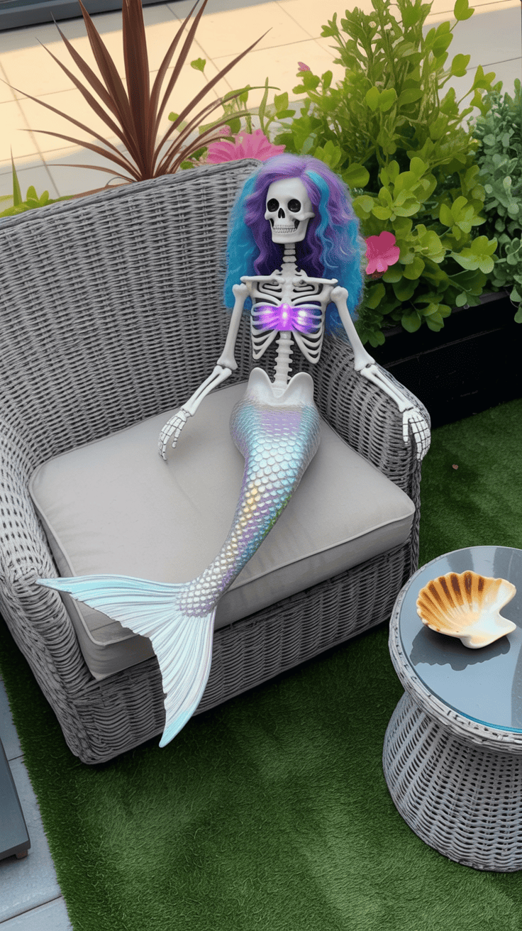 Mermaid Halloween Decorations That Are Enchanting and Easy - My Beach ...