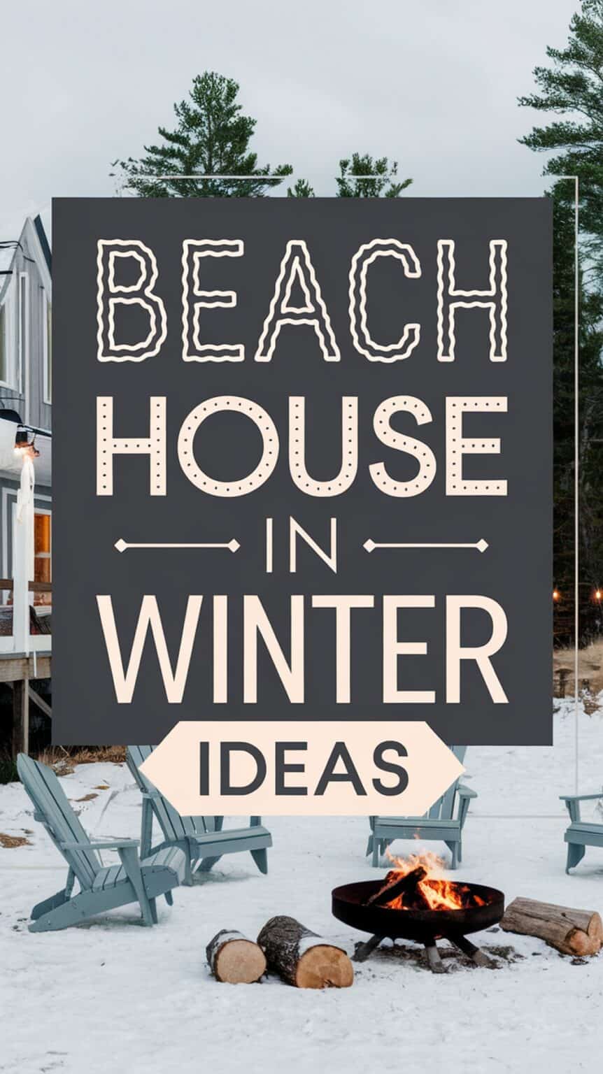 How To Style a Winter Beach House for the Coziest Coastal Vibes - My ...