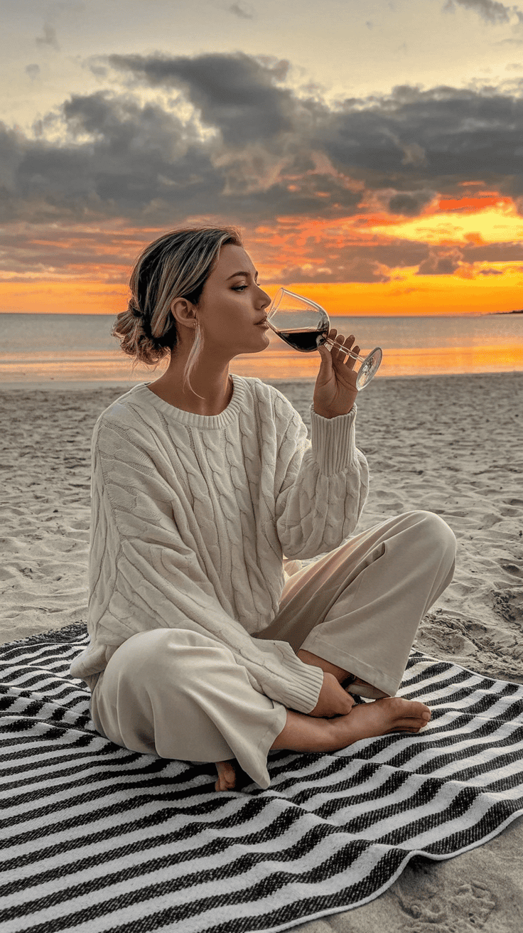 Fall Beach Outfits for Women Who Love a Cozy Coastal Look - My Beach ...