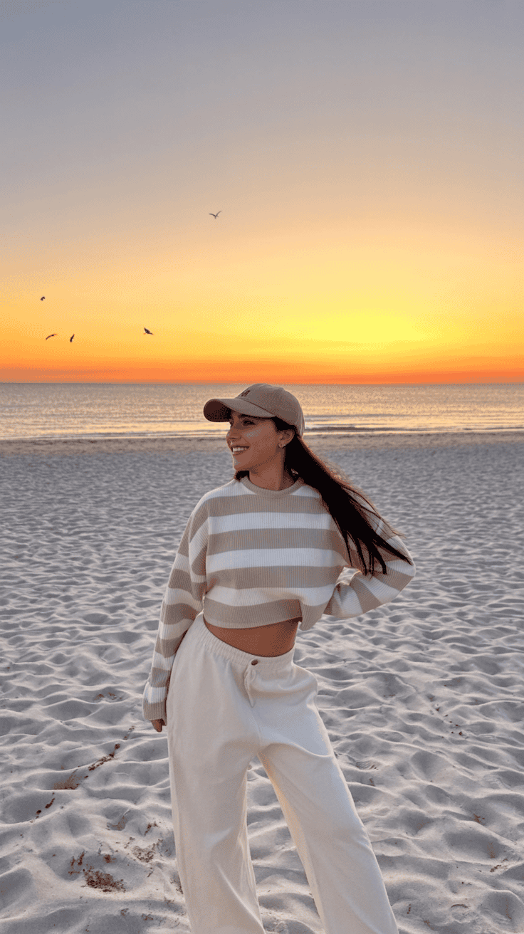 Fall Beach Outfits for Women Who Love a Cozy Coastal Look - My Beach ...