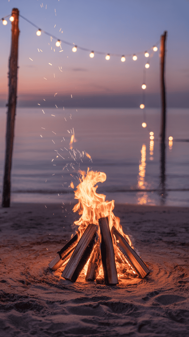 Bonfire on the Beach Party or Picnic Ideas - My Beach Lifestyle