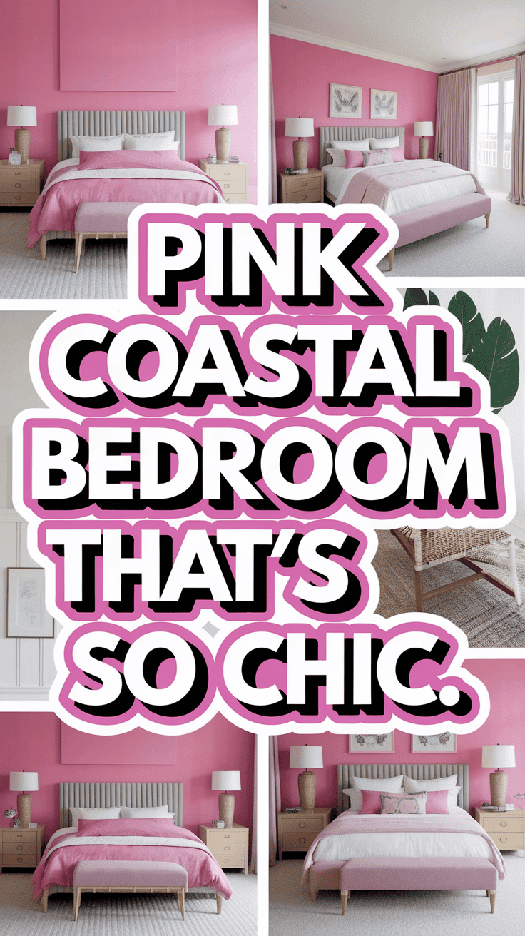 Pink Coastal Bedroom Styling That’s Soft and Serene - My Beach Lifestyle