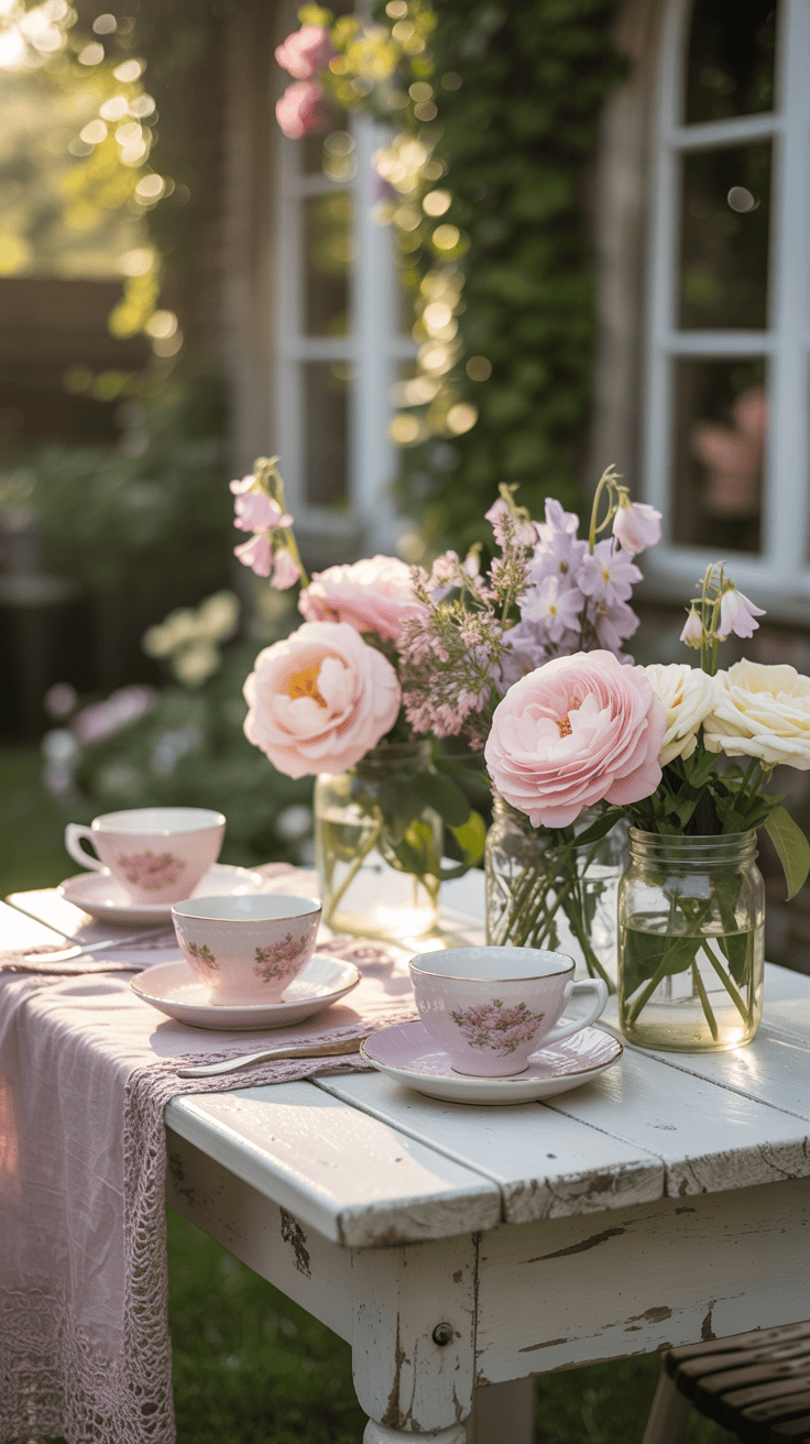 How I Use Cottage Core Pink Decor For A Soft Valentine Home - My Beach ...
