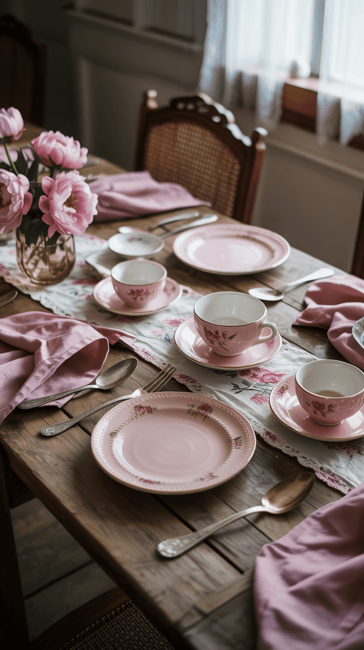 How I Use Cottage Core Pink Decor For A Soft Valentine Home - My Beach ...